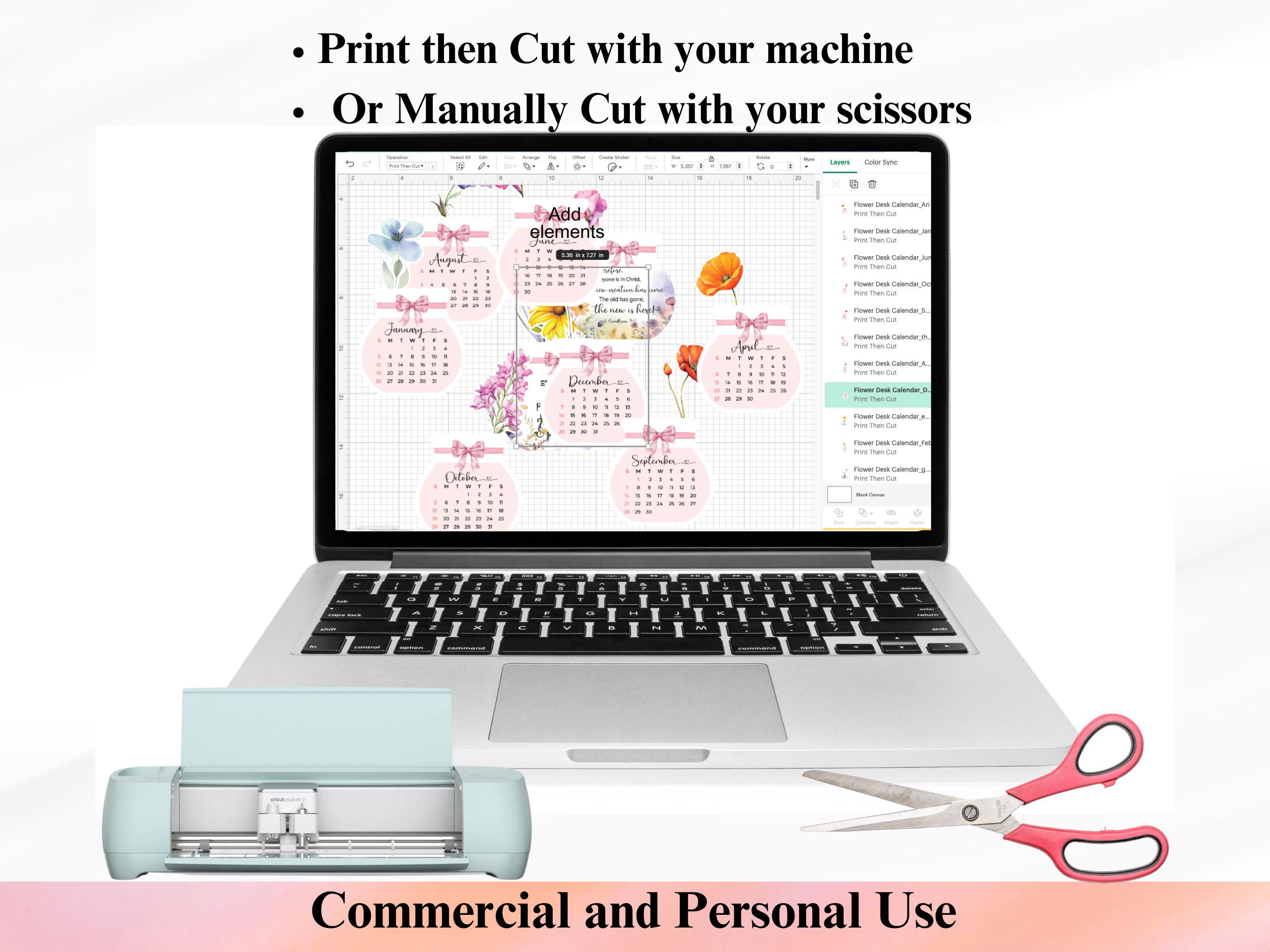 2025-2026 Flower Desk Calendar,printable Flowers Desk Calendar ...