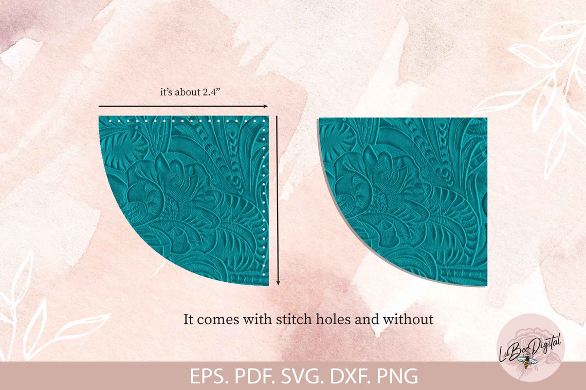 Leather Corner Bookmarks SVG, Faux Leather Page Marker Template,book ...