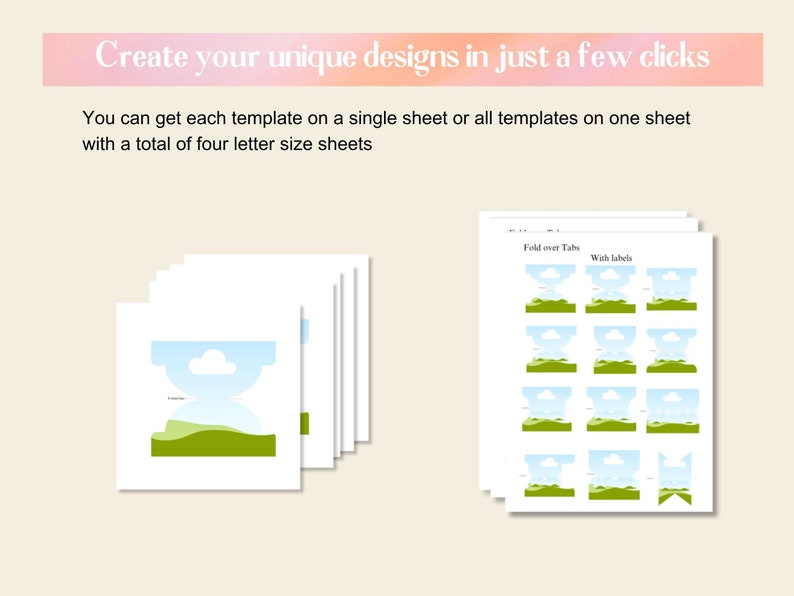 CANVA Planner Divider Tabs,editable Folder Tabs,make Your Own CANVA ...