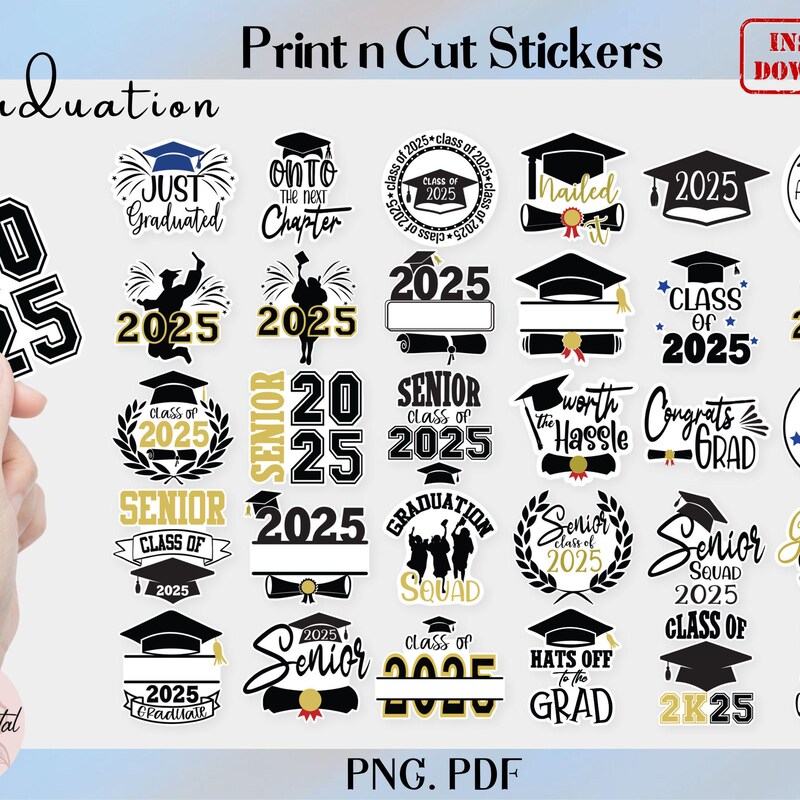 Graduation Stickers - Etsy