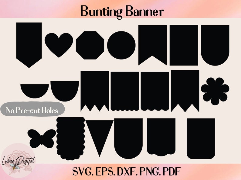 Bunting Banner Template,banner Flag Template,blank Banner Flag Template ...