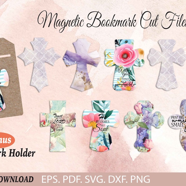 Cross Bookmark - Etsy