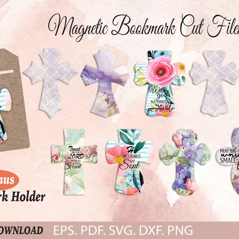 Cross Magnet Template - Etsy