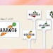 Printable Garden Label Markers,garden Pick Labels,plant Stakes Label ...