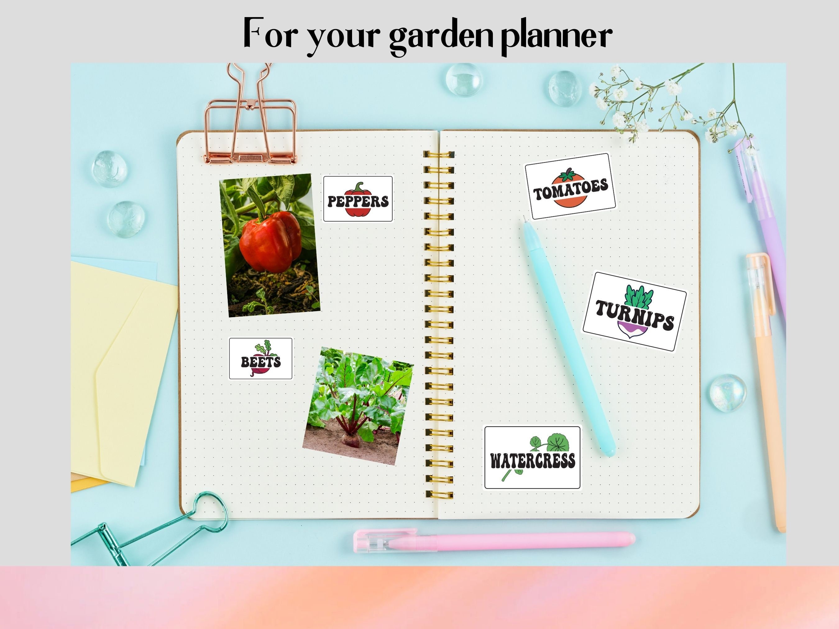 Printable Garden Label Markers,garden Pick Labels,plant Stakes Label ...