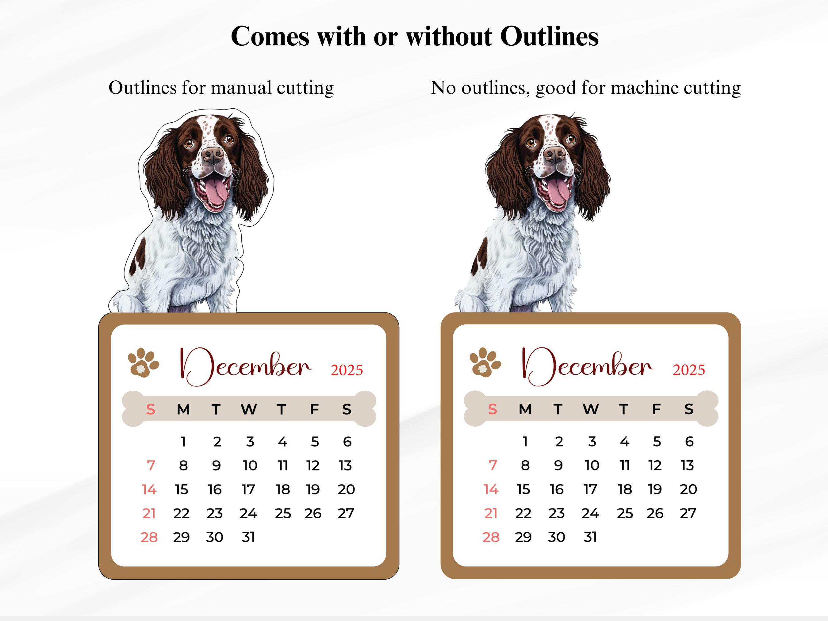 2026 Desk Calendar Dog Printable Wall Calendar Dog Owner Watercolor ...