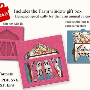 Farm Animal Monthly Calendar2026, Printable Mini Calendar & DIY ...