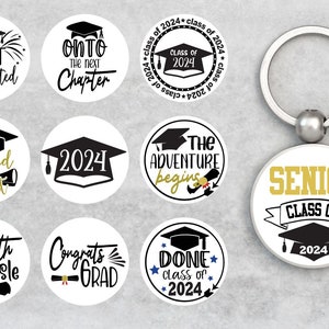 Graduation Keychain Svg,class of 2024 Cut Files,graduation Svg Bundle ...