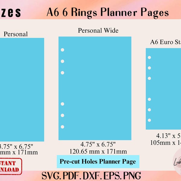 A5 Planner Kate - Etsy
