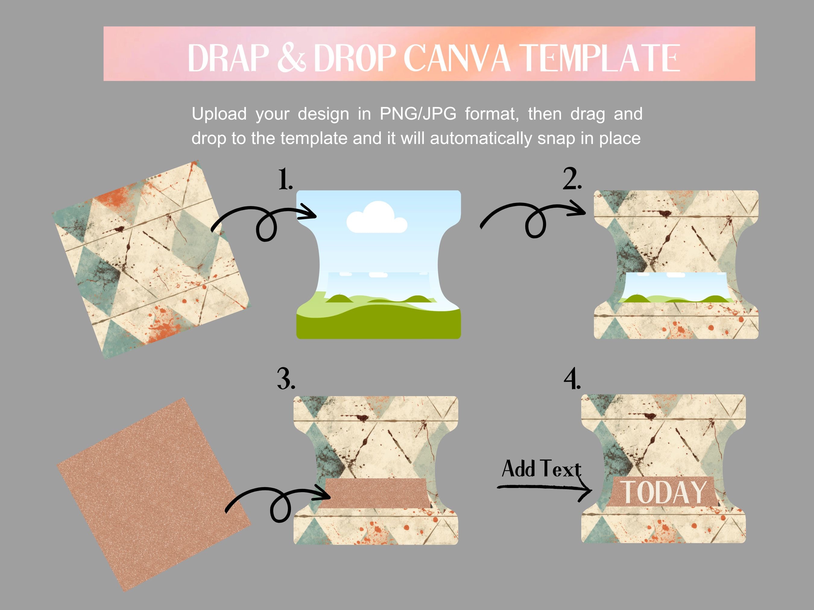 CANVA Planner Divider Tabs,editable Folder Tabs,make Your Own CANVA ...