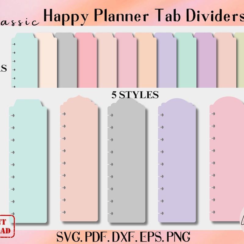 Happy Planner Svg - Etsy