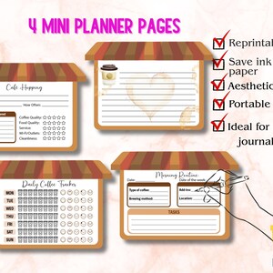2026 Desk Monthly Coffee Calendar, Coffee Shop Calendar,mini Printable ...