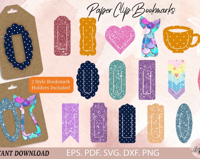 Magnetic Bookmark SVG, Page Keeper Template, Laminated Bookmark ...