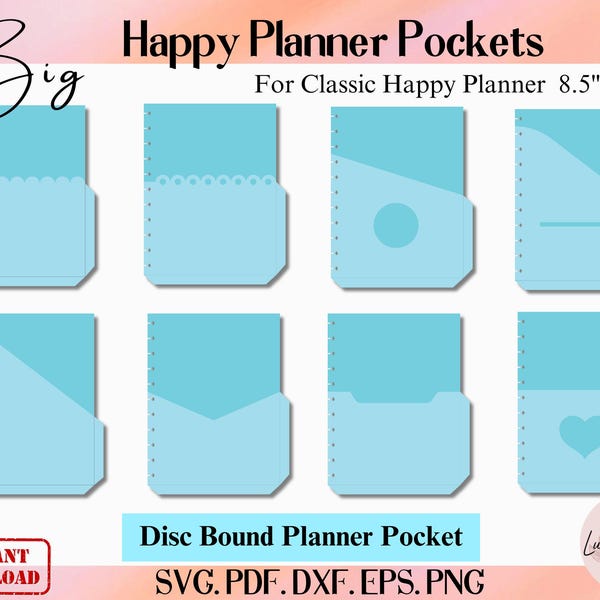 Happy Planner Svg - Etsy