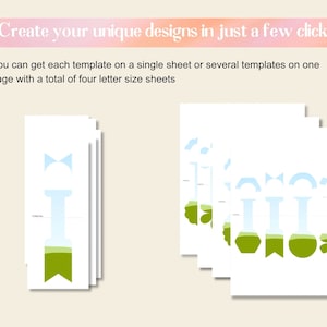 Canva Magnetic Bookmark,make Your Own CANVA Bookmark Template,editable ...