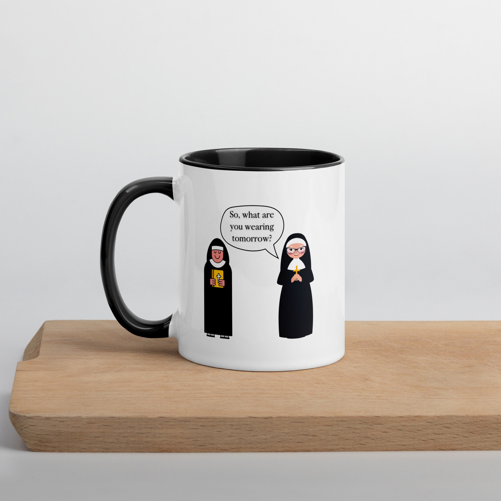 Funny Nuns Coffee Mug: Humorous Catholic Gift (11oz, 15oz) - Etsy