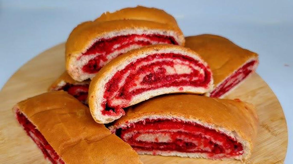 Vincy Style Red Belly (coconut Roll) - Box of 8 Made-to-order - Etsy