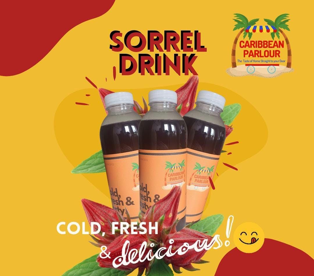 Trini Style Sorrel (zobo) Drink - 1L Bottle Made-to-order - Etsy