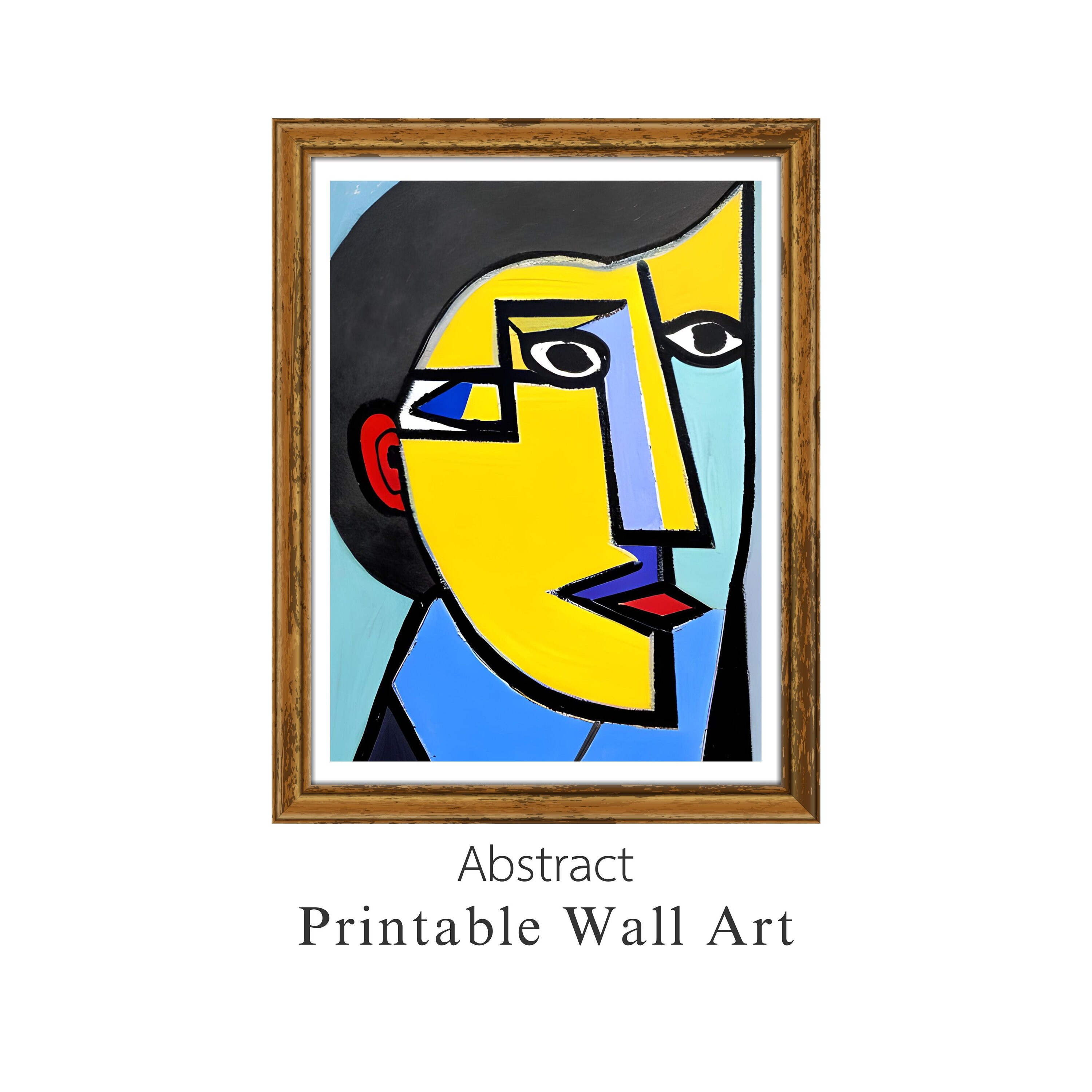 Abstract Wall Art Printable Expressionism Painting Modern - Etsy