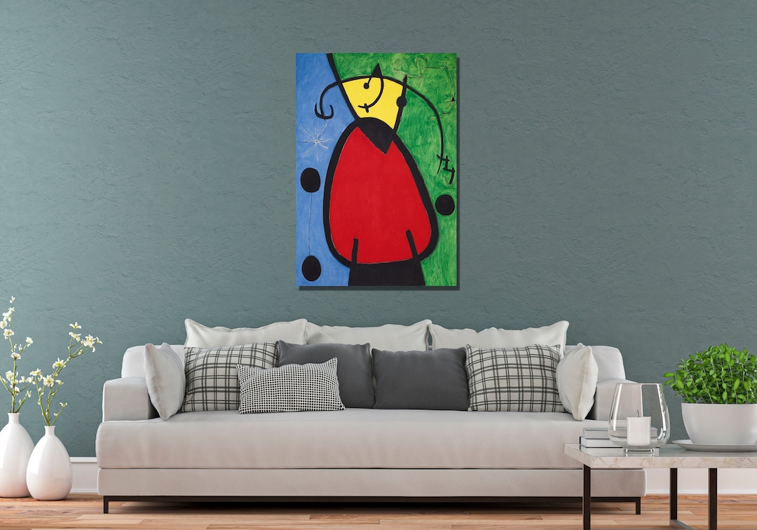 The Birth of Day by Joan Miro, Reproduction Print, Joan Miro Canvas ...