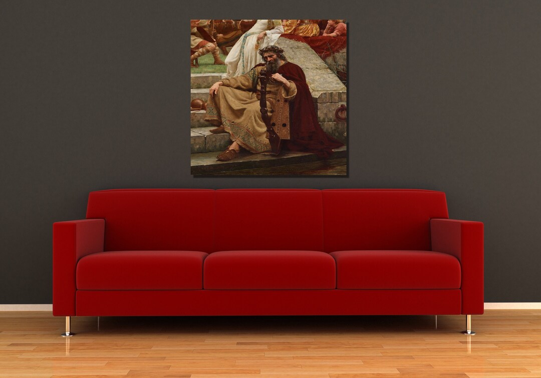 Edmund Blair Leighton Faded Laurels Canvas Wall Art, Edmund Blair ...