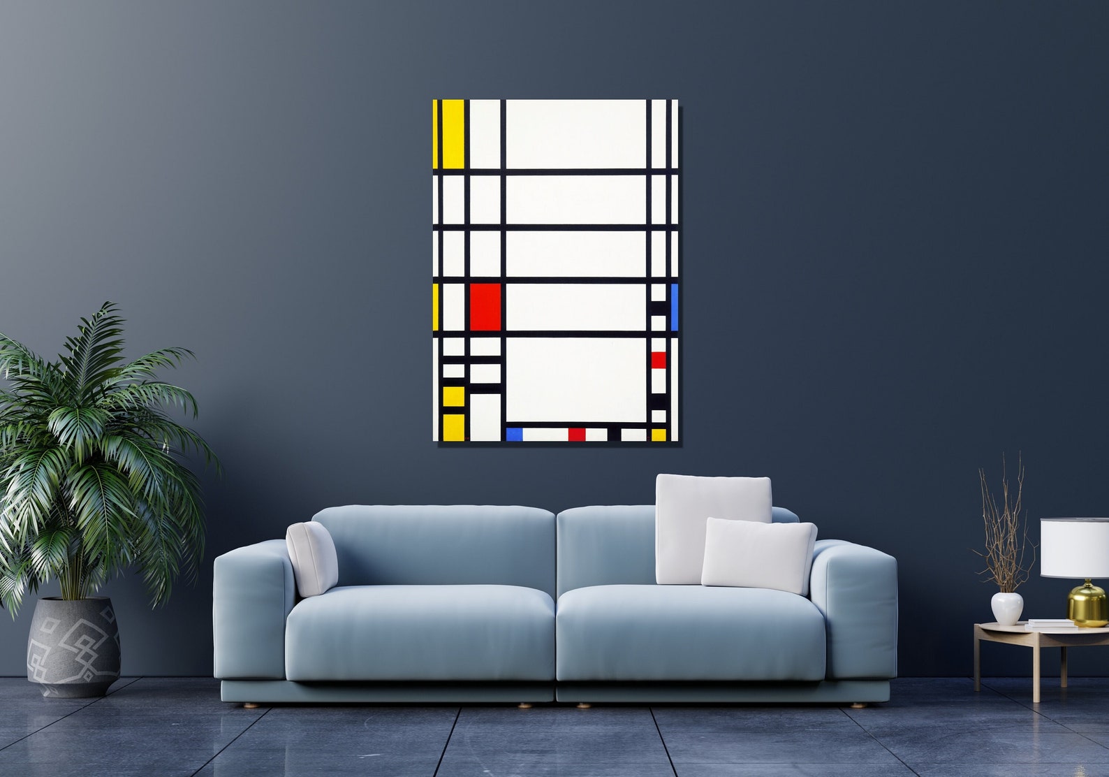 Trafalgar Square Piet Mondrian Modern Art , Reproduction Print ...