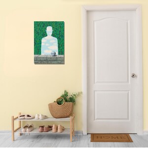 René Magritte Canvas Wall Art, the Beautiful Walk by Rene Magritte ...