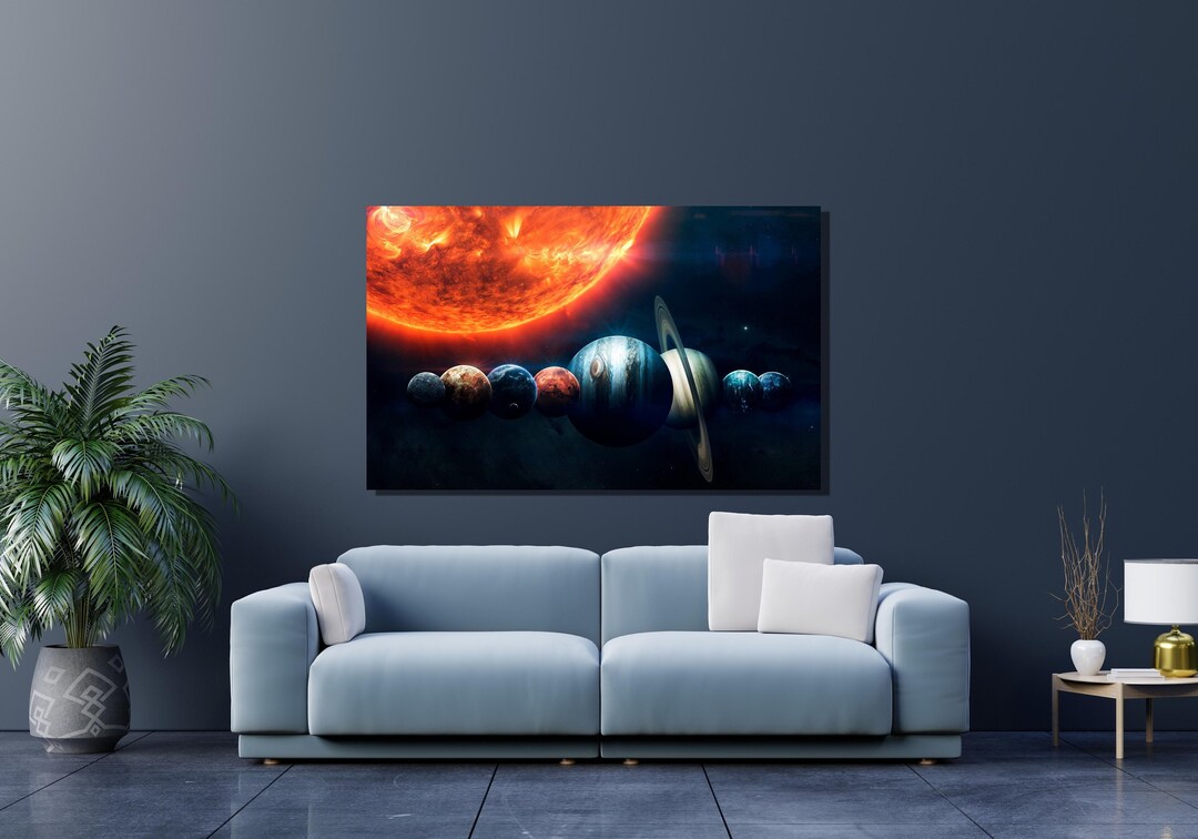 Solar System Canvas Wall Art, Solar System, James Webb Space Telescope ...