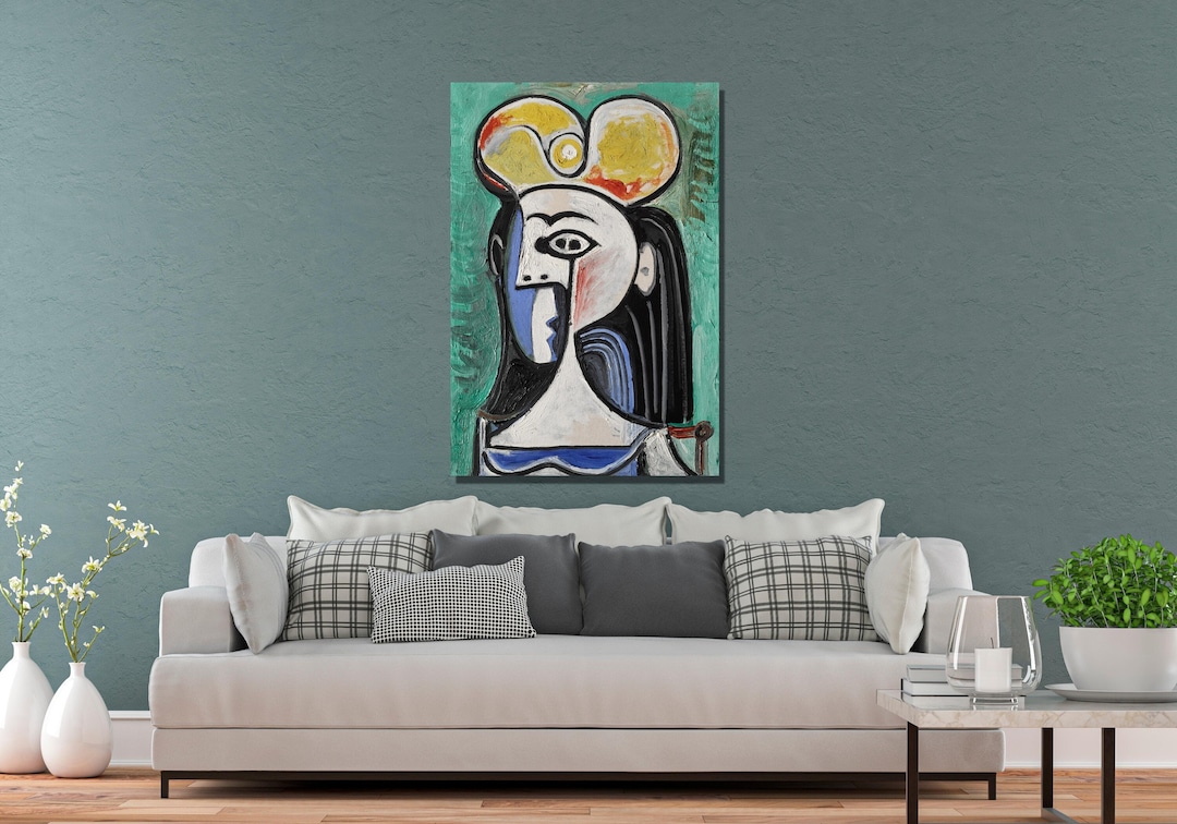 Pablo Picasso Portrait of Jacqueline Art Print, Pablo Picasso Canvas ...