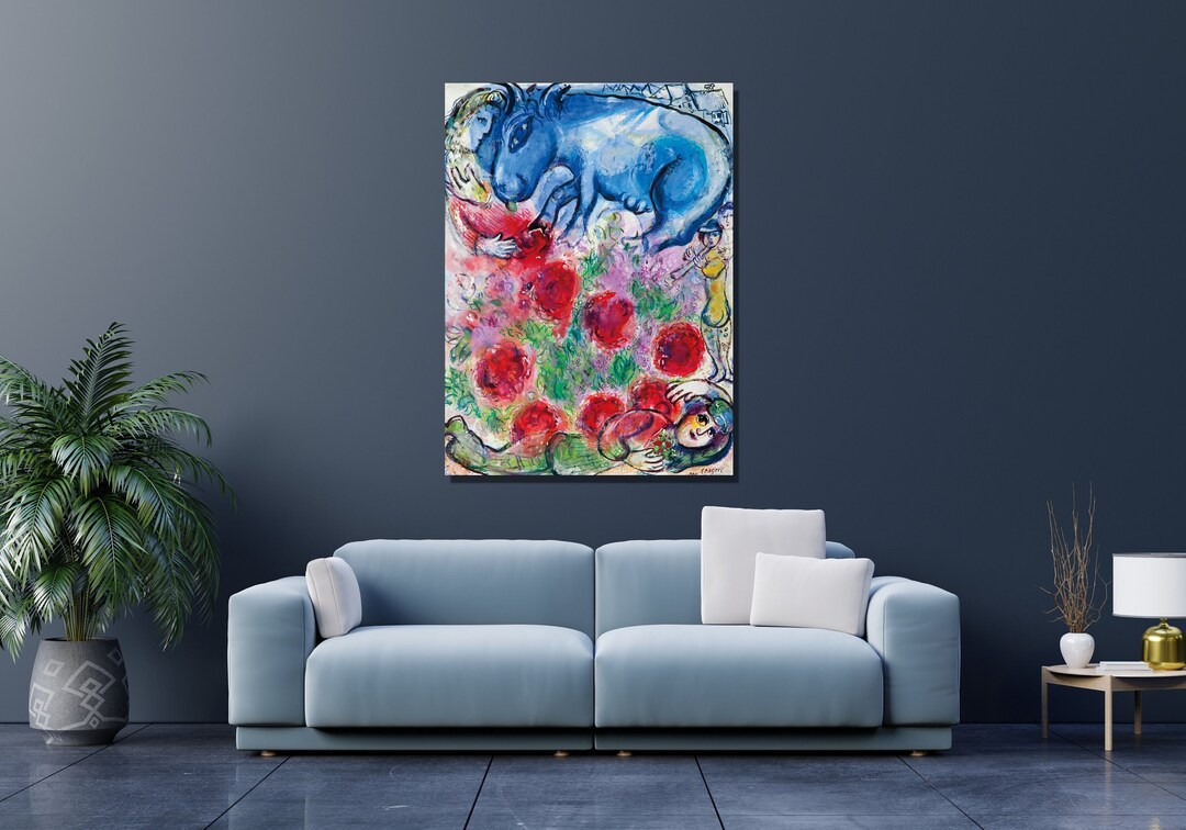 Marc Chagall Canvas Wall Art, Marc Chagall Expressionism Art ...