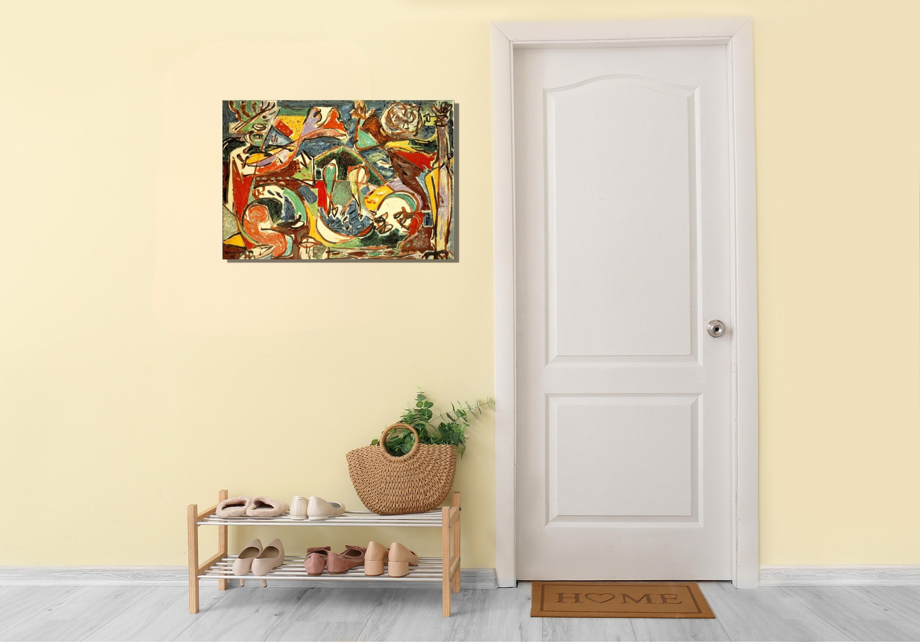 Jackson Pollock Canvas Wall Art, Jackson Pollock the Key Art Print ...