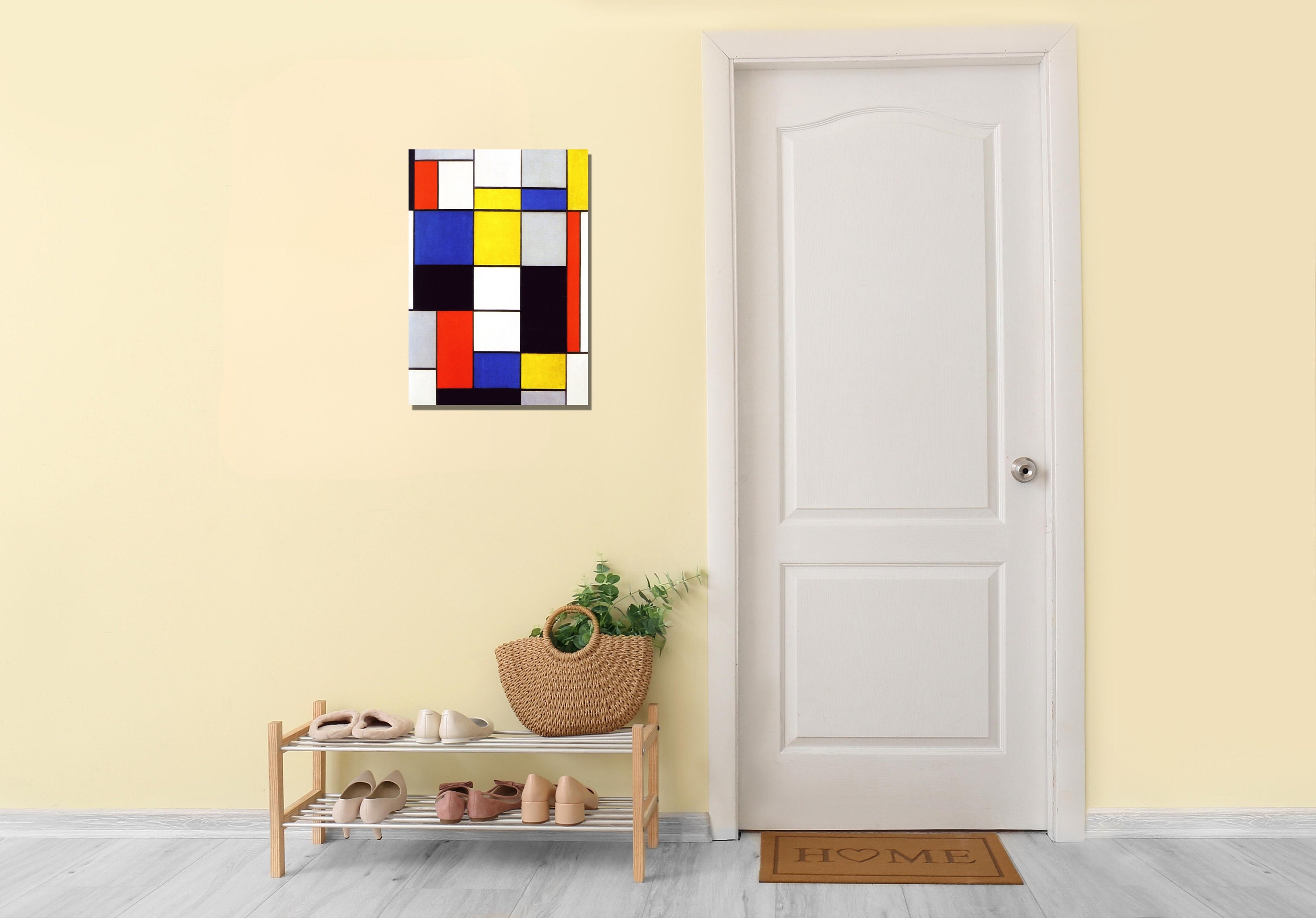 Piet Mondrian Canvas Wall Art, Composition A by Piet Mondrian Art Print ...