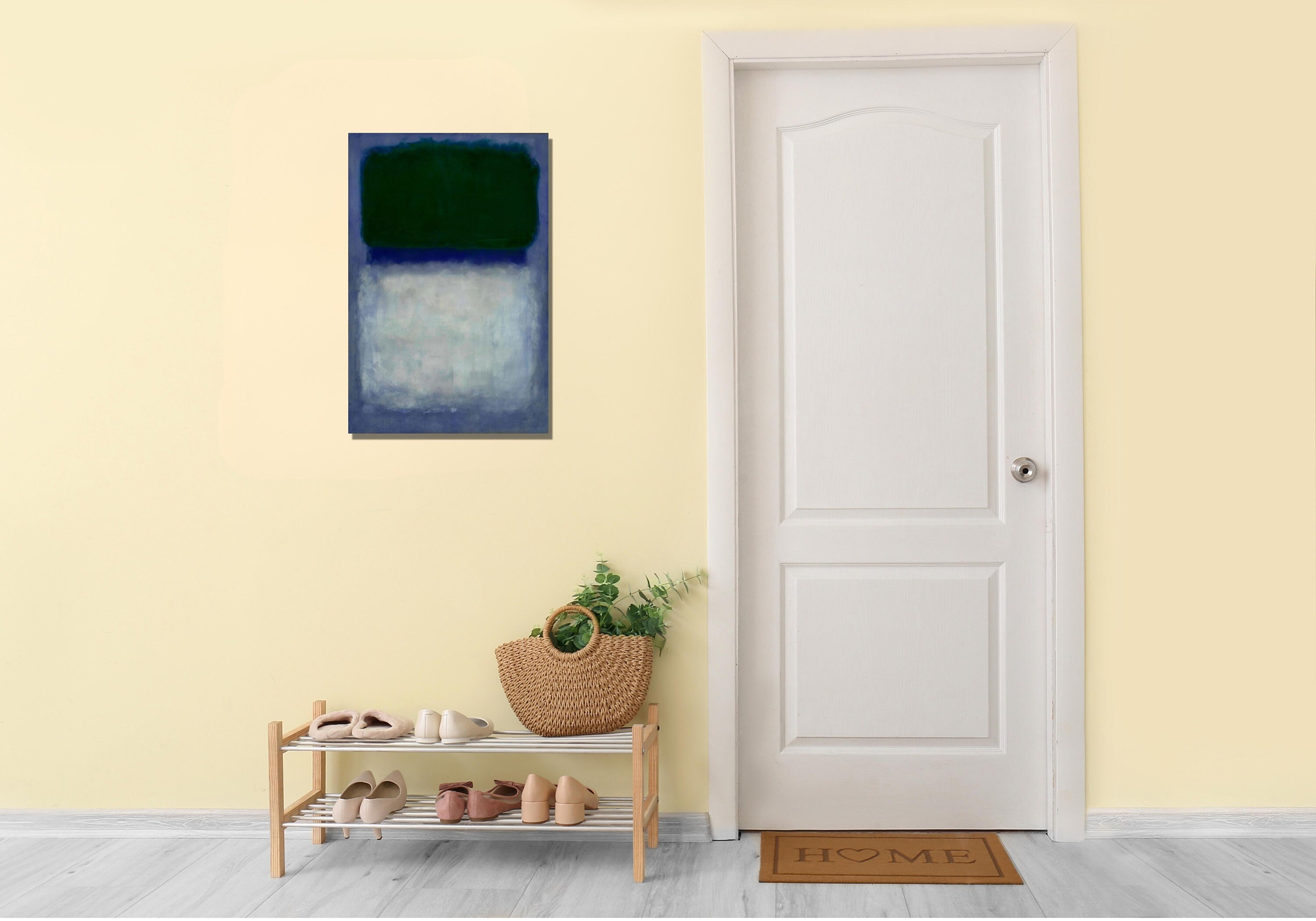 Mark Rothko Canvas Wall Art, Mark Rothko 1954 Art Print, Rothko Green ...