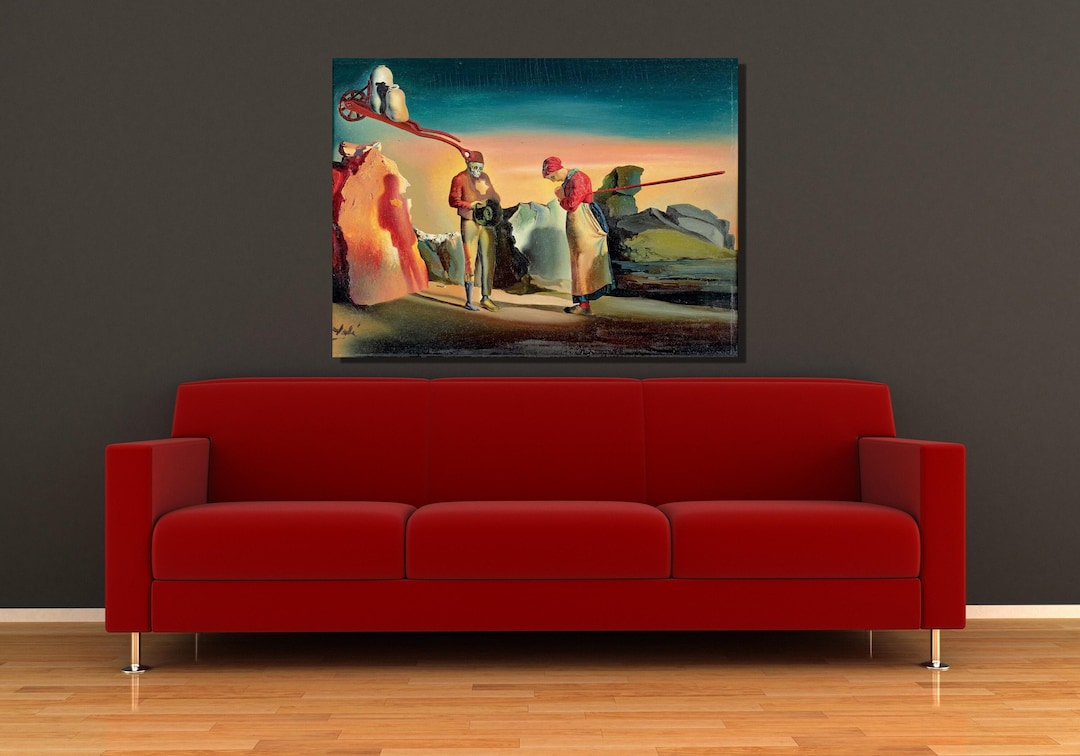 Salvador Dali Canvas Wall Art, Salvador Dali Atavism at Twilight 1934 ...