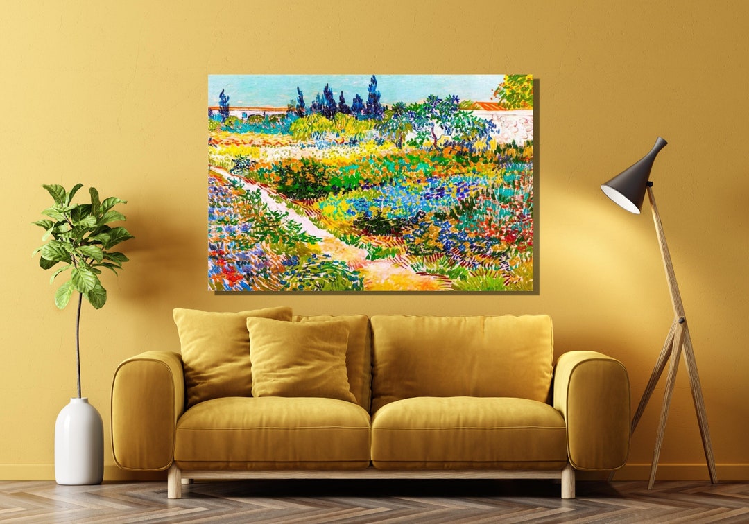 Vincent Van Gogh Canvas Wall Art, Van Gogh A Lane in the Public Garden ...