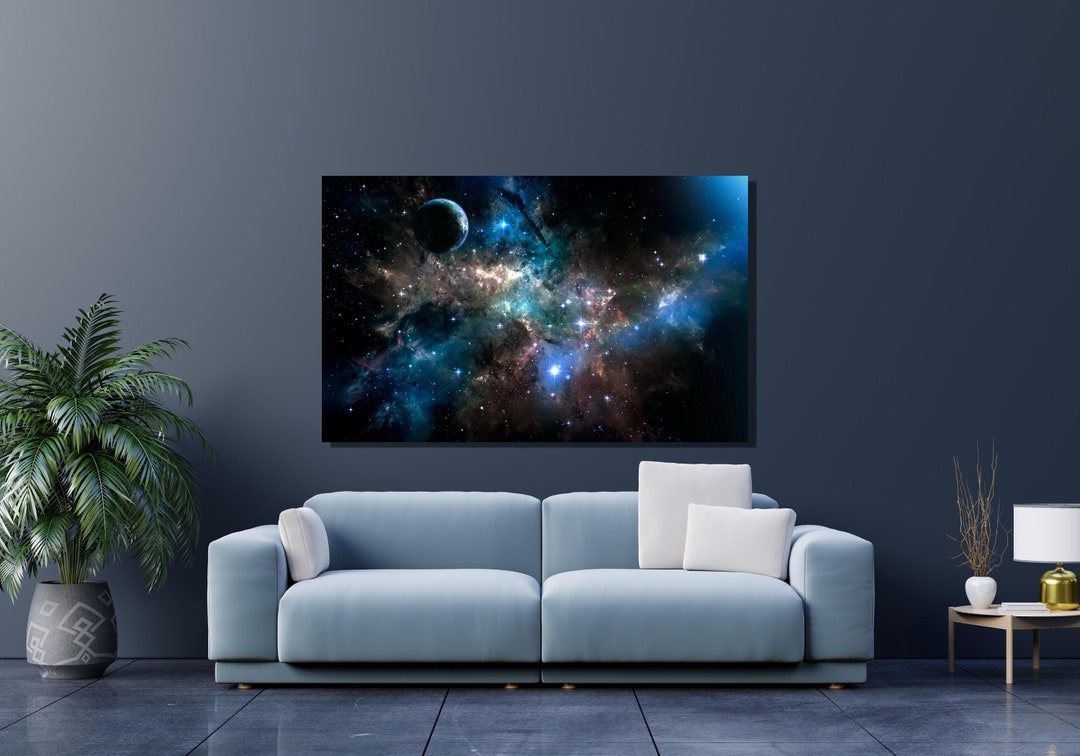 Space From the James Webb Telescope Canvas Wall Art, NASA Poster Print ...