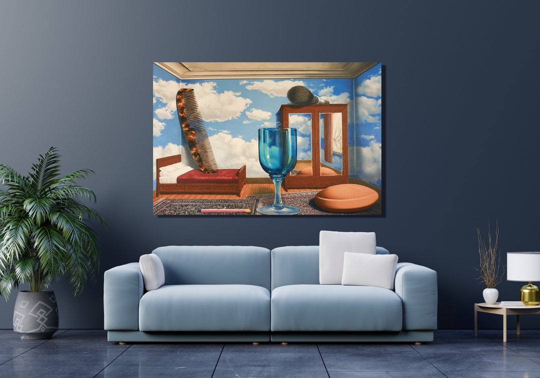 René Magritte Canvas Wall Art, Personal Values by René Magritte Art ...
