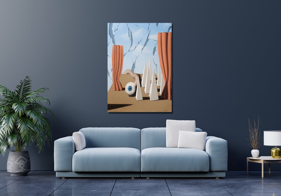 René Magritte Canvas Print: the Poetic World II, Abstract Surrealist ...