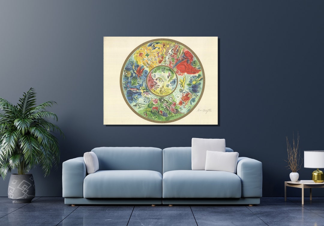 Marc Chagall Canvas Wall Art ,marc Chagall Le Grand Cirque ...