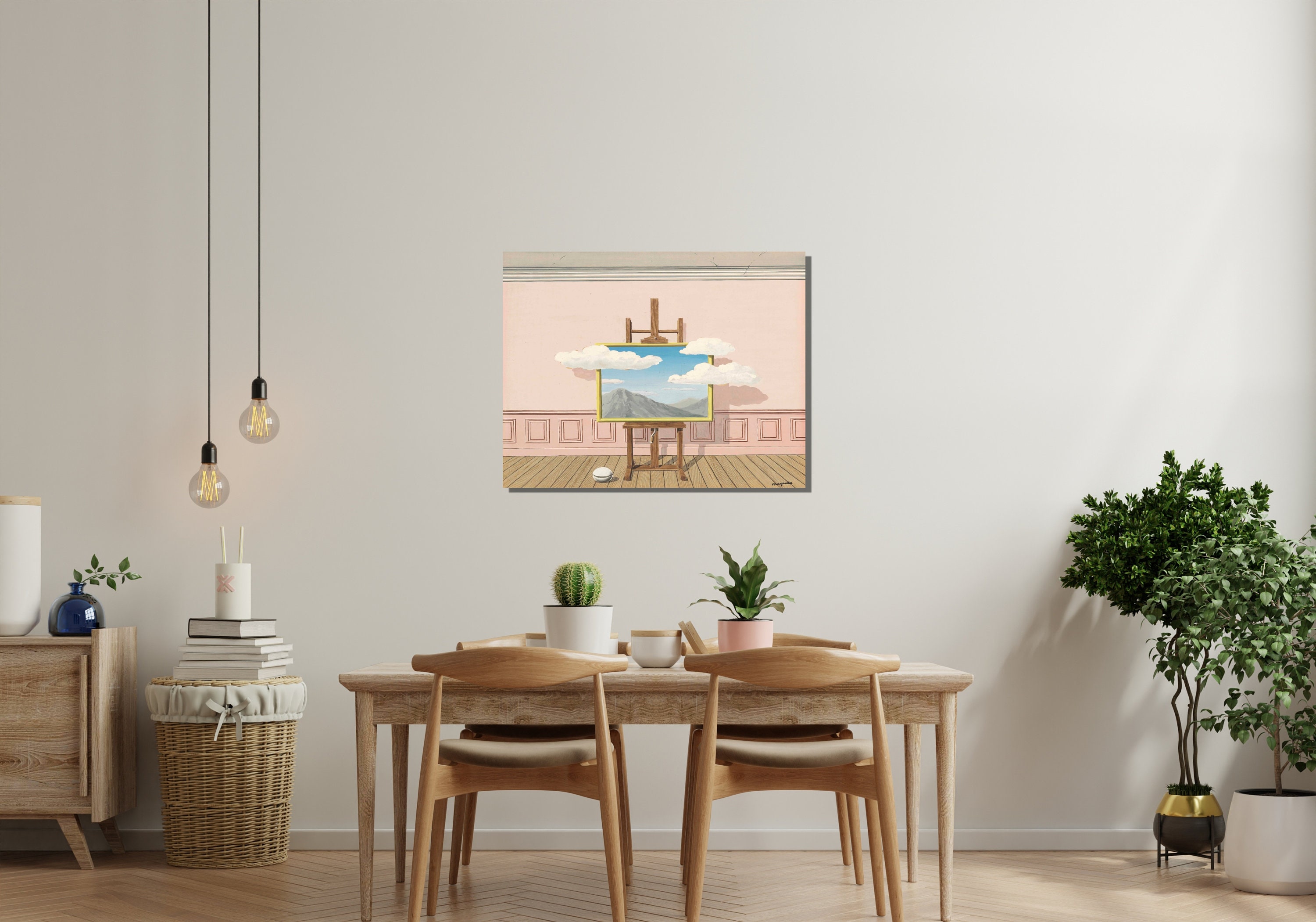 René Magritte 'the Revenge' Canvas Print: Abstract Surrealist Wall Art ...