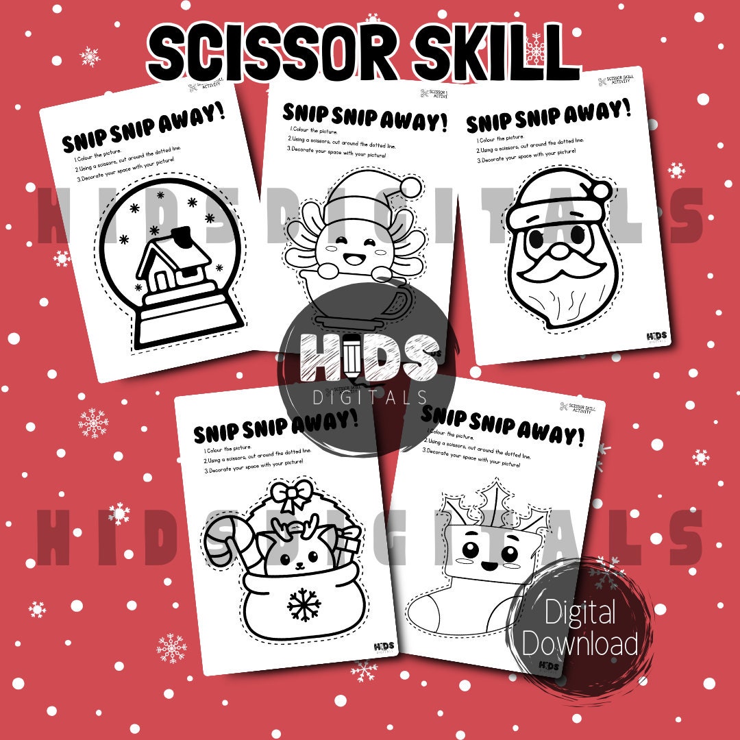 77 Pages Christmas Activity Pages for Kids, Coloring, Word Search, Maze ...