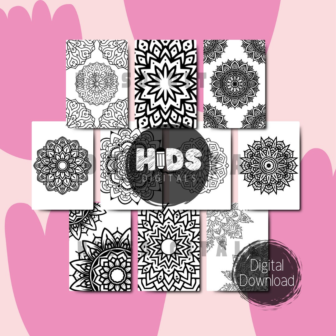 30 + 1 Mandala Coloring Pages for Kids, Easy Mandala Color Activity ...