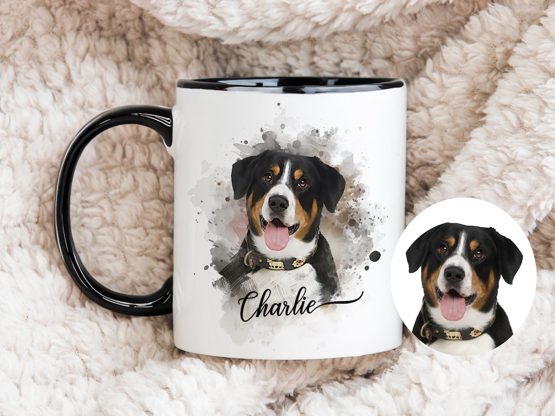 Personalized Pet Portrait Mug: Custom Dog Lover Gift - Etsy