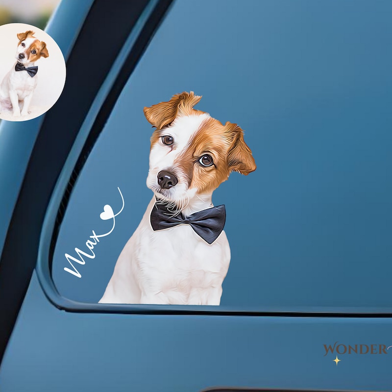 Vinyl Dog Decal - Etsy