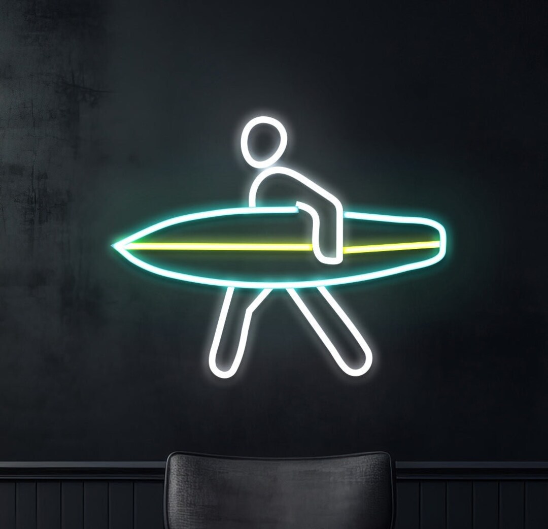 Brb Going Surfing LED Neon Sign - Etsy