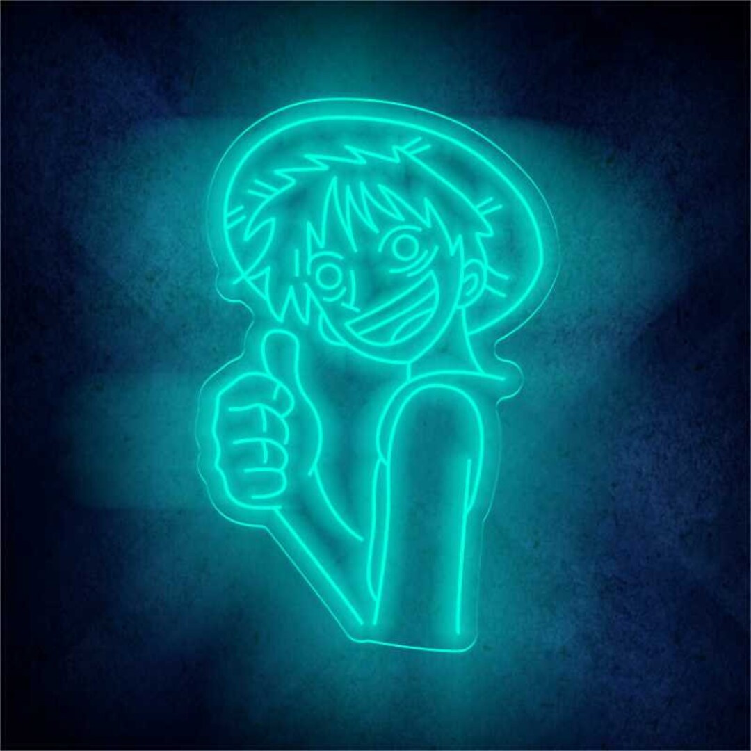 Luffy LED Neon Sign - Etsy