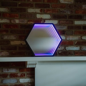 Infinity Mirror Infinity Mirror Wall Decor Infinity Effect LED Light ...