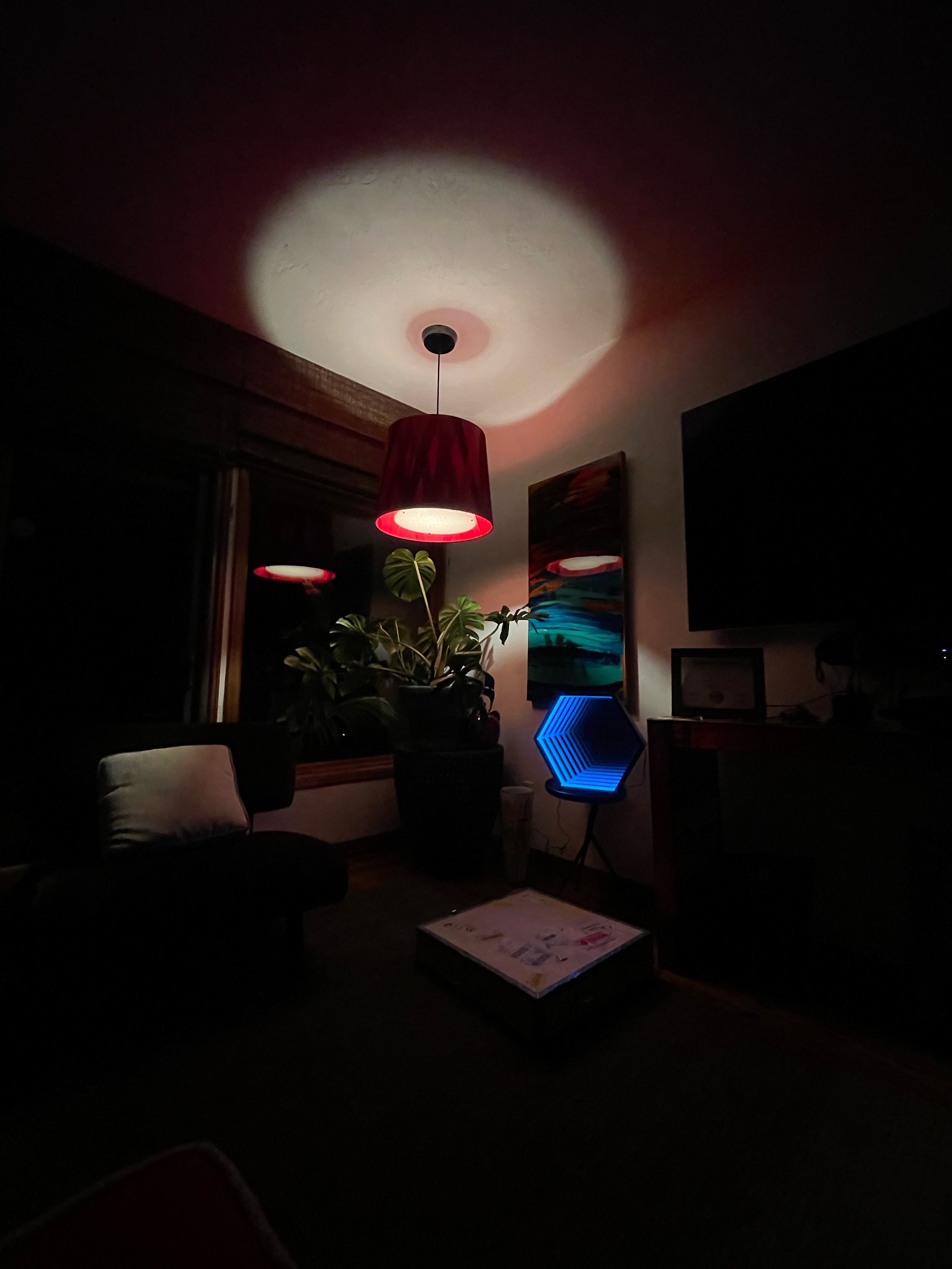 Infinity Mirror Wall Art | Geometric LED Frames in Circle, Square ...