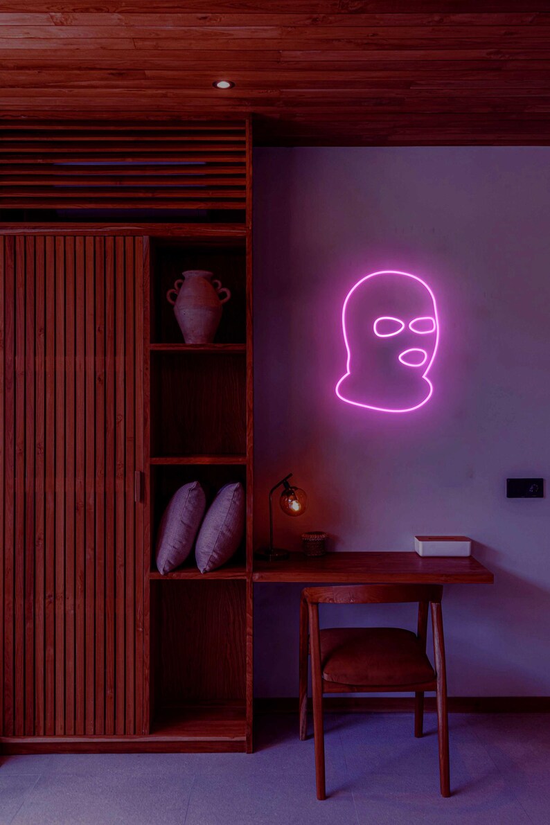 Ski Mask LED Neon Sign - Etsy