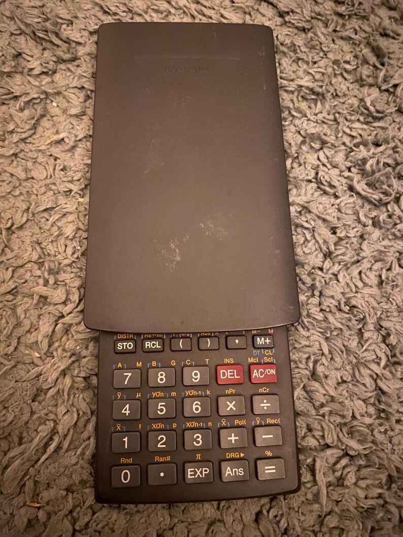 Casio FX-570W Scientific Calculator Vintage Retro - Etsy